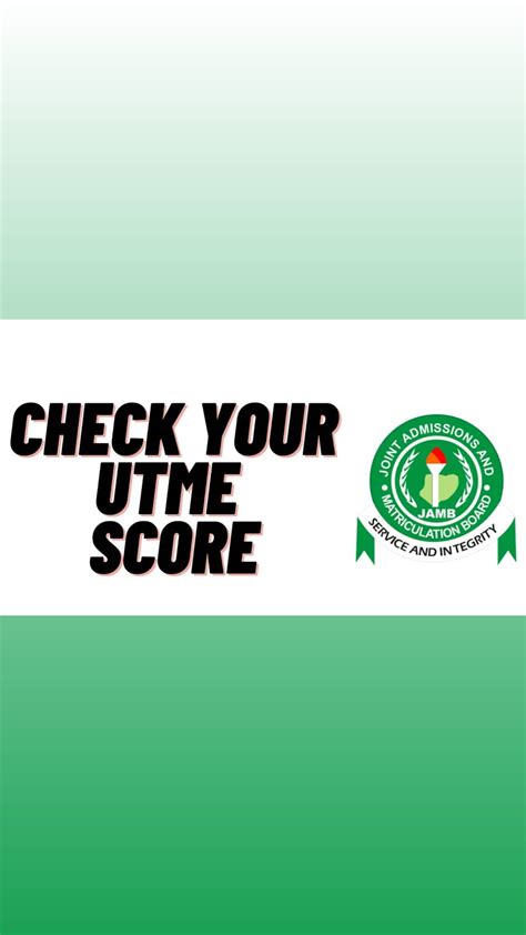 How To Check Your UTME Score New FORMAT Education Nigeria