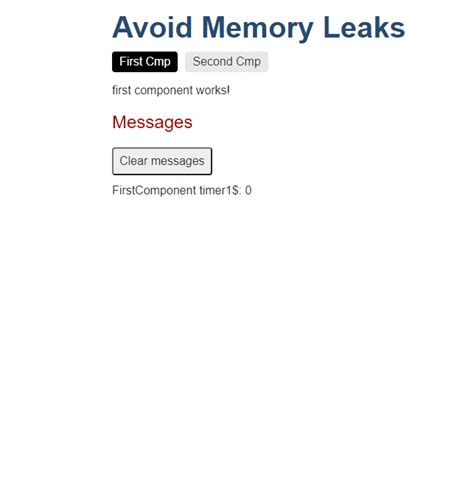 Avoid Memory Leaks In Angular