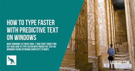 How To Use The Predictive Text Keyboard In Windows 10 La De Du