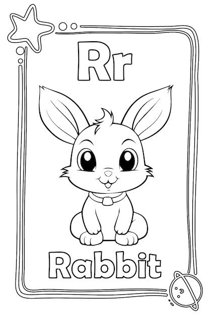 Letter R And Rabbit Preschool Coloring Page Download Print Or Color