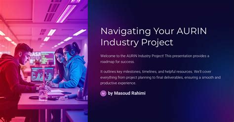 Navigating Your Aurin Industry Project