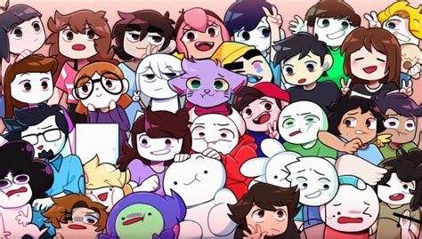 Youtubers Cartoon