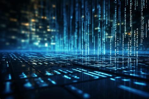 Ai Algorithms Abstract Background With Neural Networks Circuits And Data Flow Stock Image