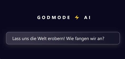 Godmode Ai Das Ki Tool Das Alles Kann Tara Hanke Seo Web Consulting