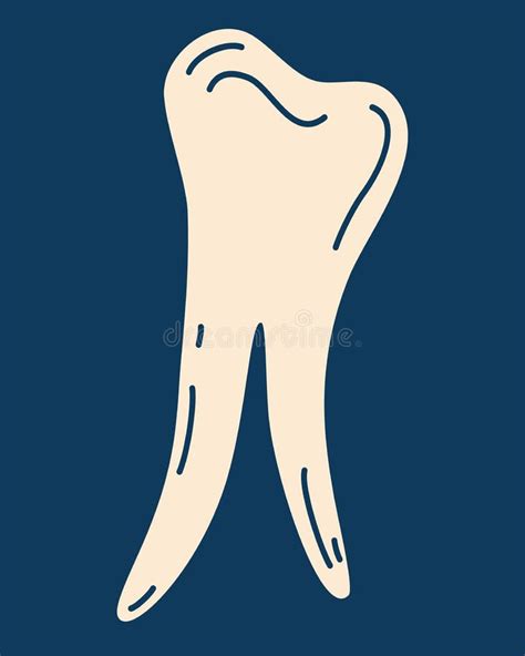 Tooth Icon Medical Tooth Symbol Healthy Tooth Concept Dental Vector
