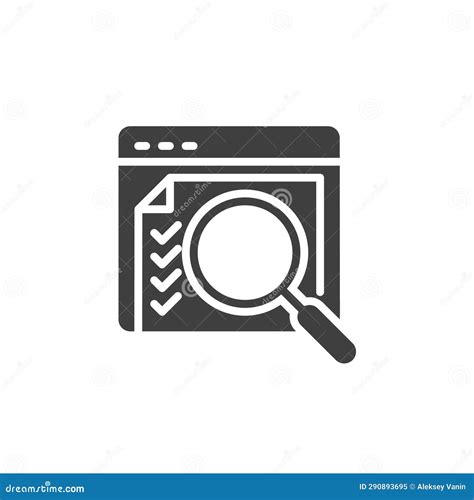 Usability Testing Vector Icon Stock Illustration Illustration Of Logo Pixel 290893695