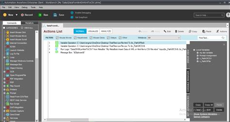 Insert Data Of XML Or HTML To CSV File Bot Store