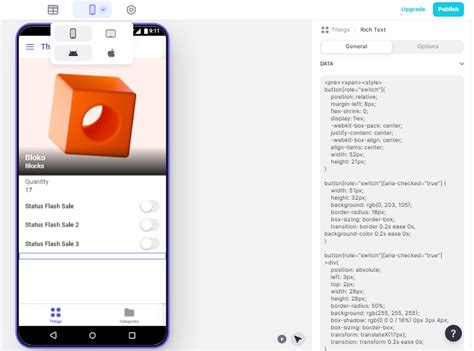 How To Apply Css Code To All Switches Component 18 By Antoniedik Ask For Help Glide