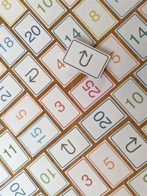 Calculation Switch Card Game Of Positive Integer Addition And