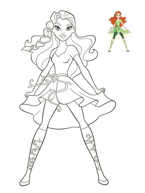 Dc Superhero Girls Coloring Pages Wonder Day — Coloring Pages For