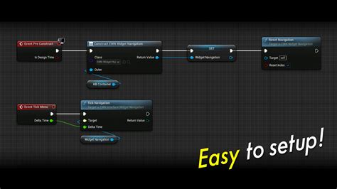 enhanced widget navigation in code plugins ue marketplace
