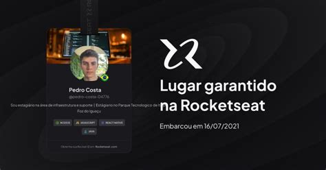 pedro costa on linkedin rocketseat id rocketseat
