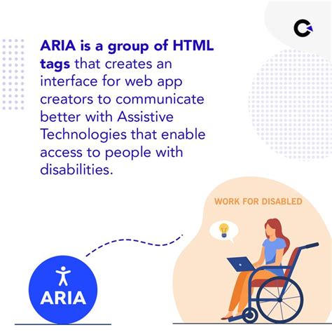 ARIA Is A Group Of HTML Tags That Creates An Interface For Web App Creators To Communicate