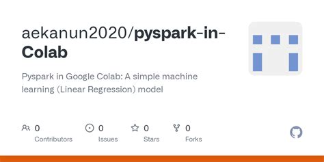 GitHub Aekanun Pyspark In Colab Pyspark In Google Colab A Simple Machine Learning