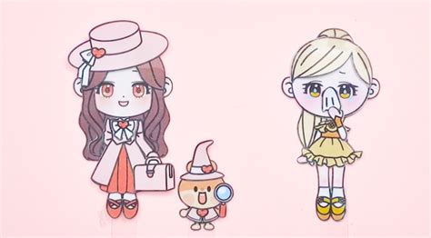 [무료도안] 1월 탄생석 🎀가넷 페이퍼돌🎀 종이인형 쉬운만들기 Paper Diy 네이버 블로그