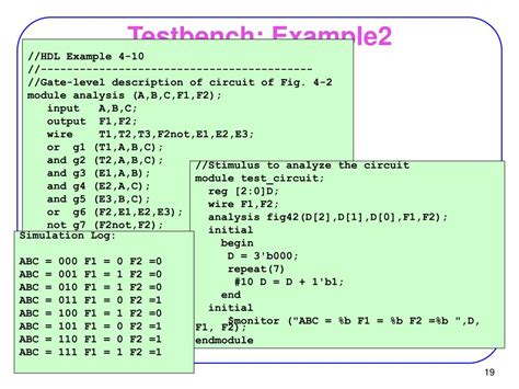 Creating Testbenches In Verilog For Digital Circuit Verification