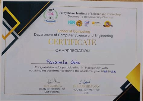 Paramita Saha On Linkedin Happy To Share That I Participated In