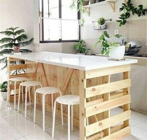 Pallet Kitchen Island Tutorial Things In The Kitchen