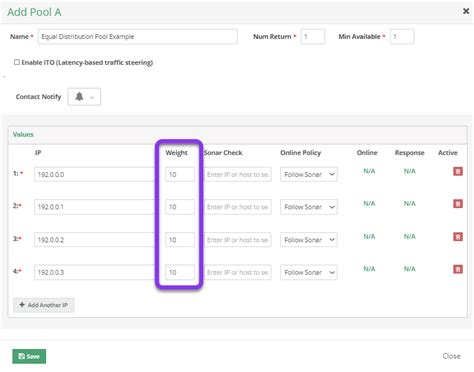 dns bytes load balancing with round robin
