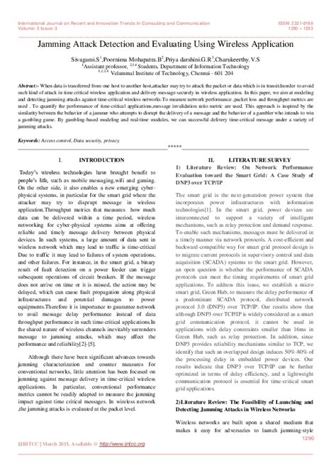 pdf jamming attack detection and evaluating using wireless application