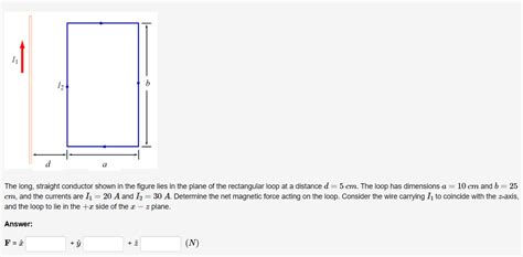 Solved D A The Long Straight Conductor Shown In The Chegg