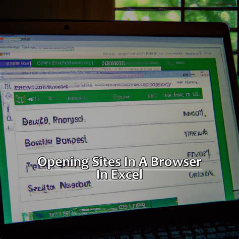 Opening Sites In A Browser In Excel Anders Fogh