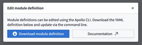 Managing Modules • Create Edit And Delete A Module • Palantir