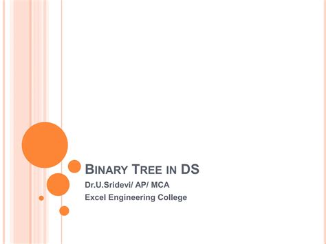 Binary Tree In Data Structures Unit 2pptx