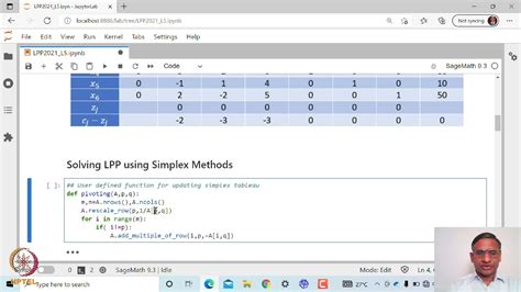 Simplex Methods In Sagemath Part 01 Youtube