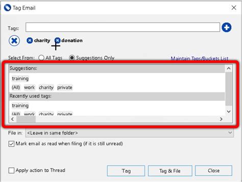 How To Tag And File Received Emails In Outlook Standss Com