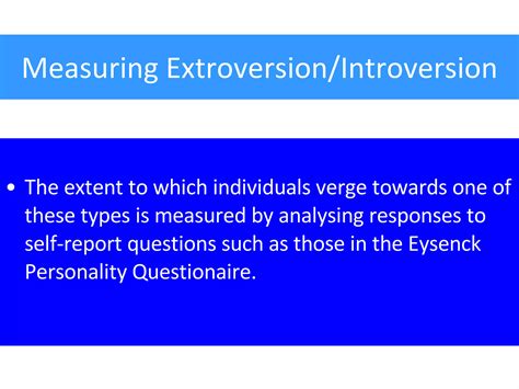 Extroversion Introversion PPT