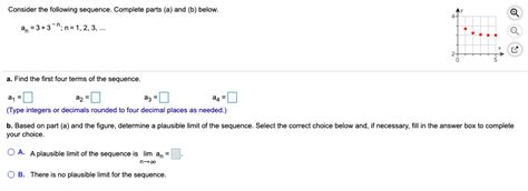 Solved Consider The Following Sequence Complete Parts A Chegg