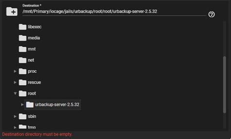 urbackup client not starting supposedly for a outdated jail version