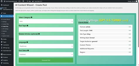 Ai Content Wizard Advanced Ai Content Creation And Seo Wordpress Plugin 🚀