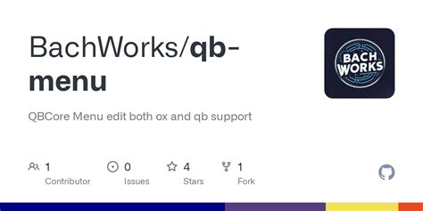 GitHub BachWorks Qb Menu QBCore Menu Edit Both Ox And Qb Support