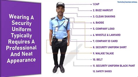 How To Wear A Security Uniform Properly Security Uniform Induction