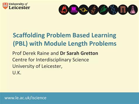 Scaffolding Problem Based Learning Ppt