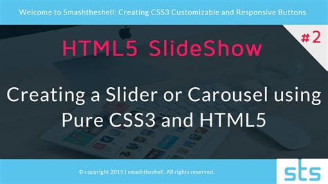 Designing Pure Css3 And Html5 Slider Part 2 Of 2 Youtube
