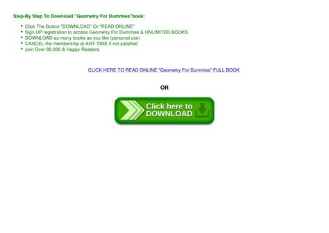 Ppt Readonline Geometry For Dummies Free Download Powerpoint Presentation Id 11754374