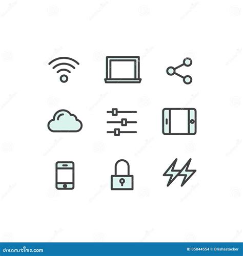 Data Technology Mobile And Internet Tools Devices Network Management Networking And Cloud