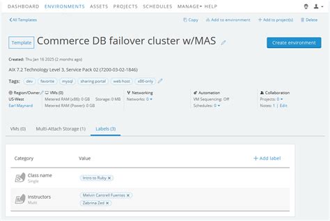 Adding And Removing Labels For Templates Skytap Help And Documentation