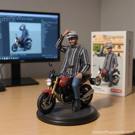 Create A 1 7 Scale Realistic Commercialized Figurine Of The Two Characters From The Reference