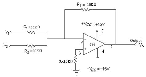 Op Applications Adder Subtractor Comparator IC Applications