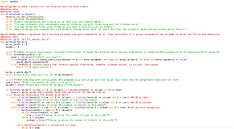 Import Random Display Instructions Prints Out The