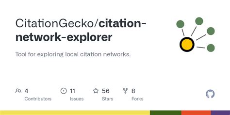 Github Citationgeckocitation Network Explorer Tool For Exploring