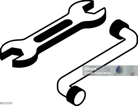 타이어 수리 도구 벡터 아이콘 아이소메트릭 디자인 자동차 서비스 및 자동차 수리점 기호 트럭 예비 부품 기호 자동차 기술자 장비