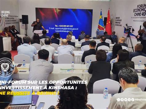 Forum économique Rdc Chinefocac Mini Forum Sur Les Opportunités D