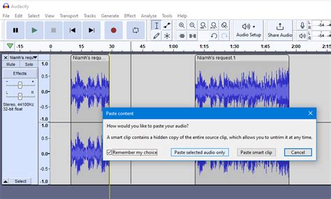 Add Prompt Dialog When Copying Clips Between Projects Issue Audacity Audacity GitHub
