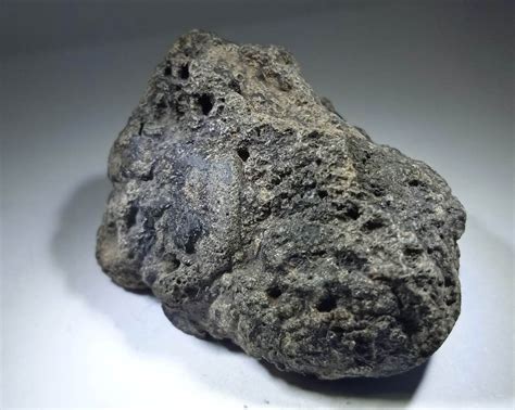 Lunar Achondrite Meteorite Vesicular Basalt Rich In Ilmenite And
