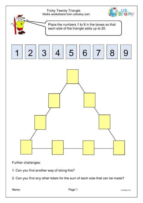 Tricky Twenty Reasoning Problem Solving In Year 6 By